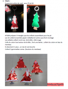Arts plastiques Noël 2016 | La Mater de Vlynette