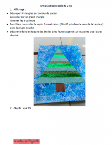 Arts plastiques Noël 2016 | La Mater de Vlynette