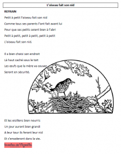 L’oiseau fait son nid | La Mater de Vlynette