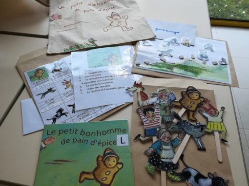 Le sac à album Le bonhomme pain d’épices | La Mater de Vlynette