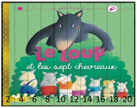 Plan de travail le loup et les 7 chevreaux niveau MS GS | La Mater de ...