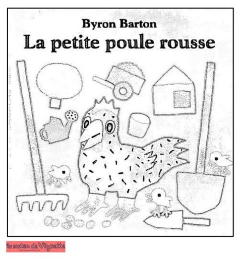 Fiches de travail La petite poule rousse | La Mater de Vlynette