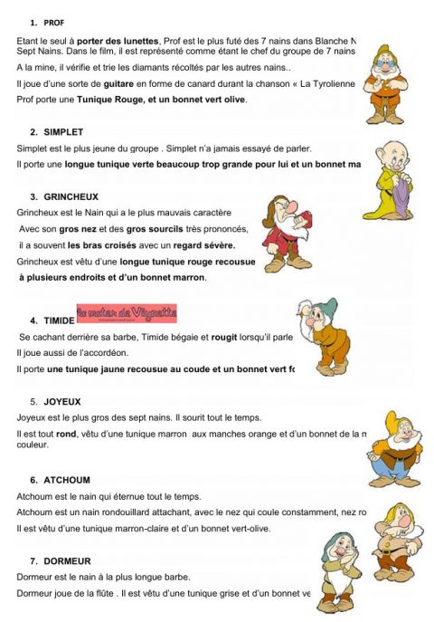 Le panneau de Blanche Neige | La Mater de Vlynette